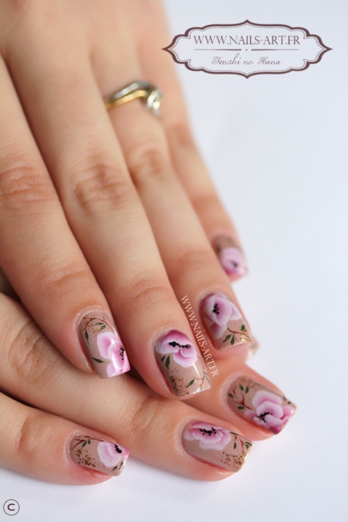 Branches de magnolia | Nature Nails Nails Art